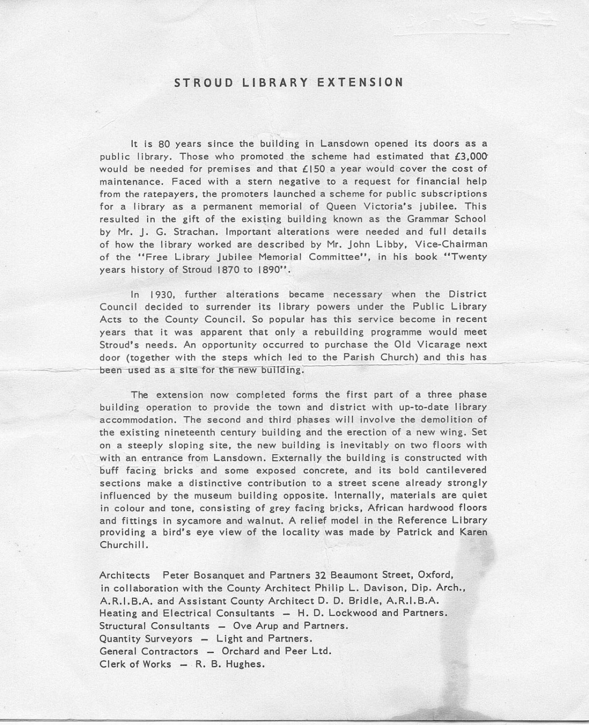 Stroud Library – Stroud Local History Society